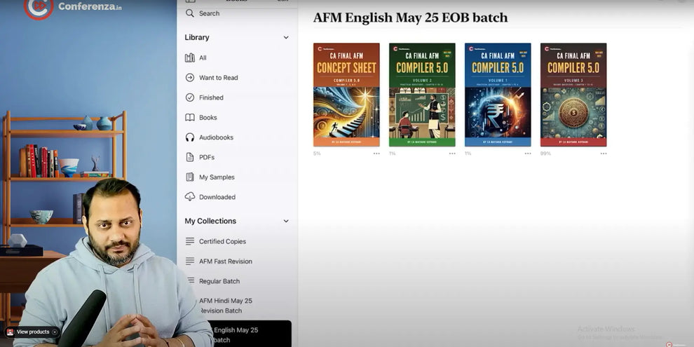CA Final AFM by CA Mayank Kothari 2026 Latest Regular Batch – Conferenza